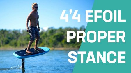 Lift eFoil 4'4 Proper Foot Stance - Foiling Magazine