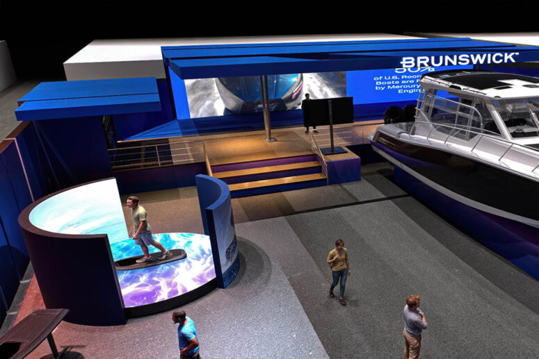 Fliteboard simulator at CES 2025 - Foiling Magazine